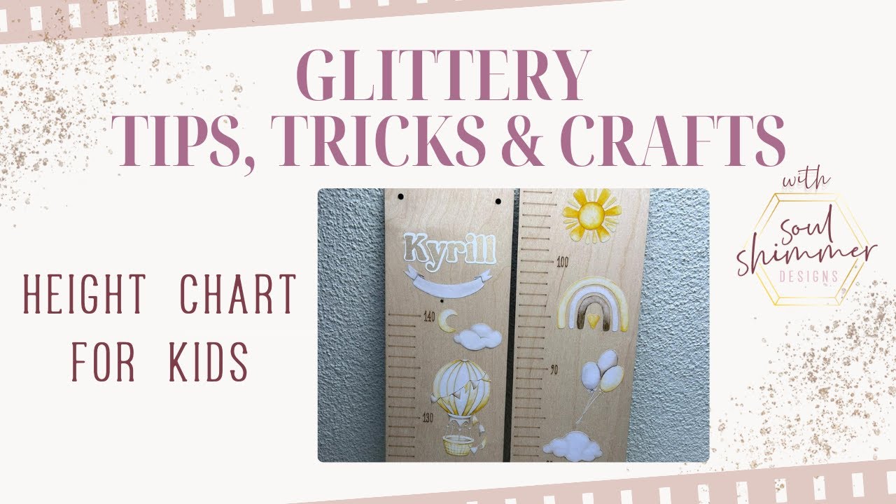 DIY Kids Height Chart | Teckwrap Printable Sticker Vinyl | Easy Kids ...