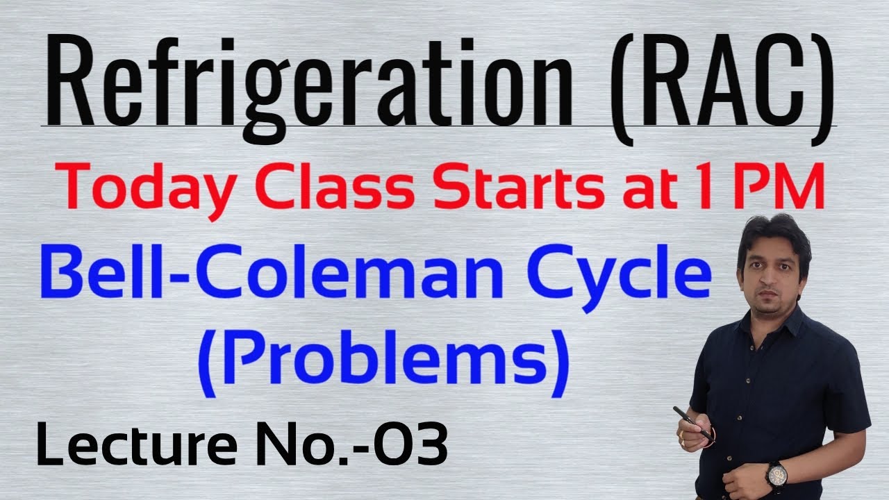Refrigeration and air conditioning lectures, Refrigeration and air ...