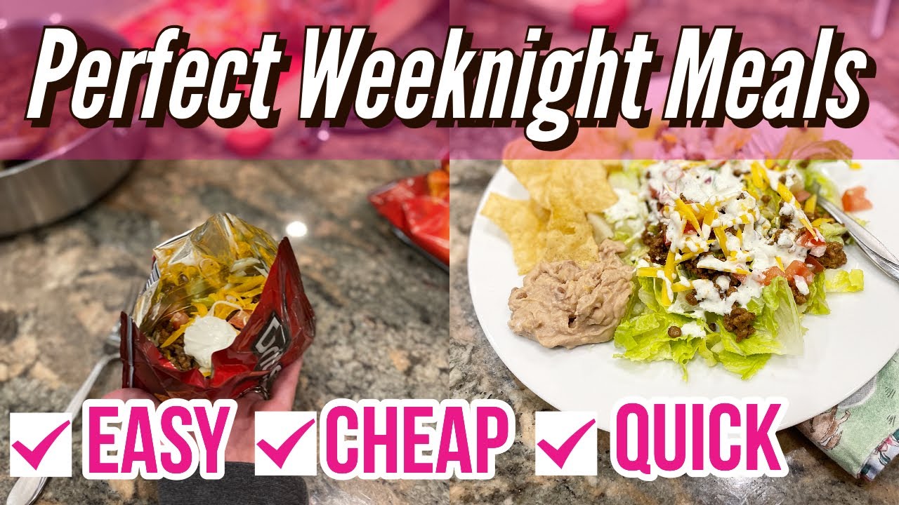 EASY WEEKNIGHT MEAL IDEAS // TACO TUESDAY FAMILY DINNERS - YouTube