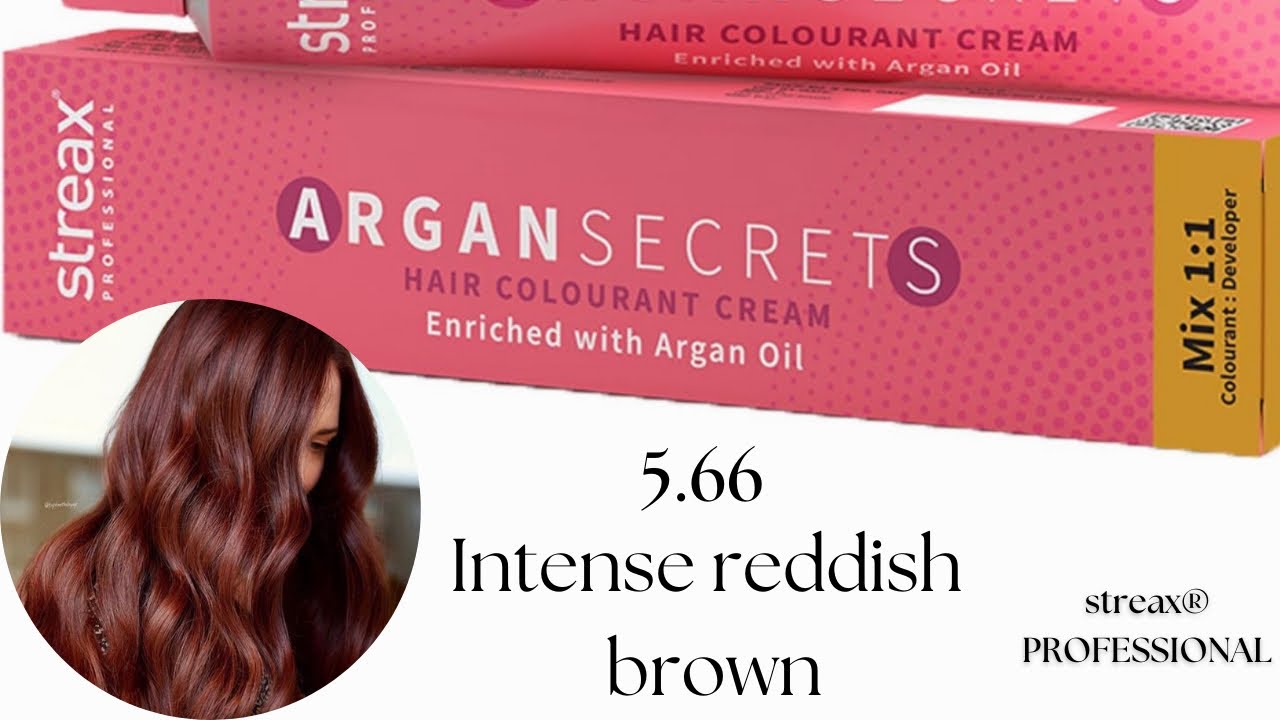 How to do intense reddish brown (5.66) colour with Streax Argan secrets ...