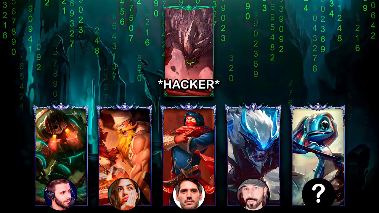 REVEN vs 5 STREAMERS, PERO REVEN PUEDE USAR HACKS (SE HACE 3 PENTAKILLS ...