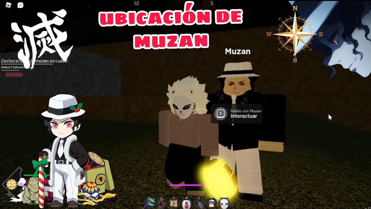 project slayer todas las ubicaciones de muzan - YouTube