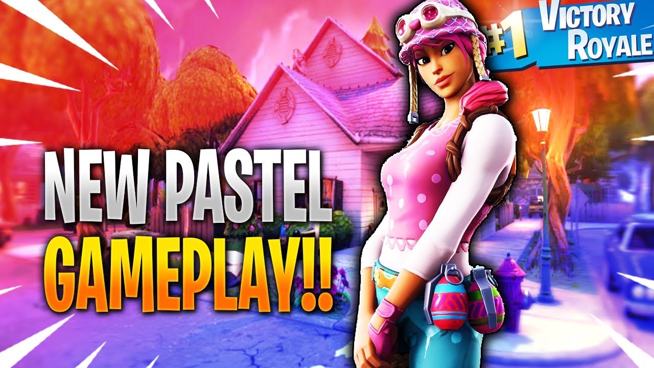 New PASTEL Skin Gameplay In Fortnite Battle Royale.. - YouTube