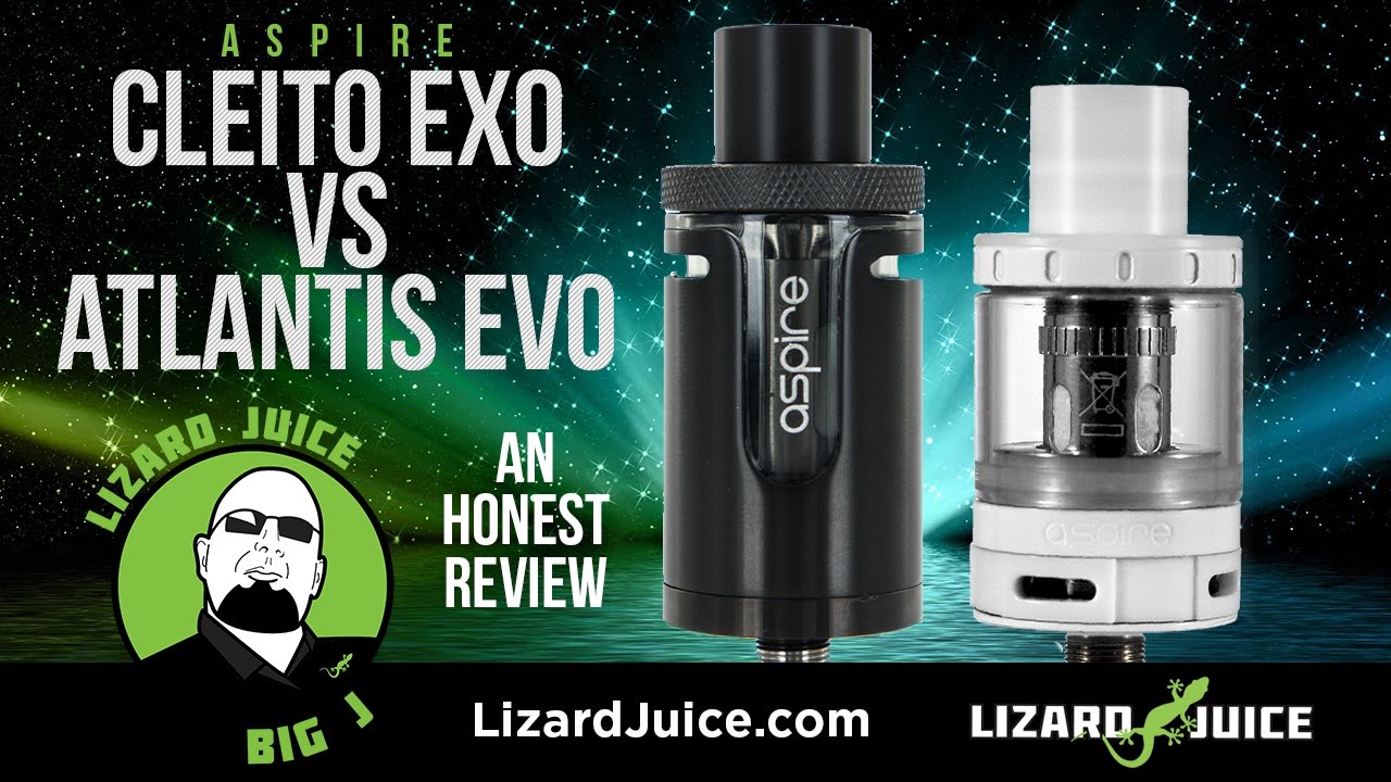 Aspire Cleito EXO vs Atlantis EVO - YouTube