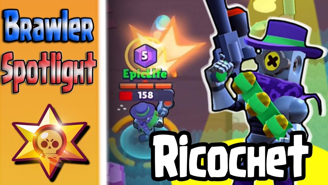 RICOCHET SPOTLIGHT! Brawl Stars | "How To Use Ricochet!" - YouTube