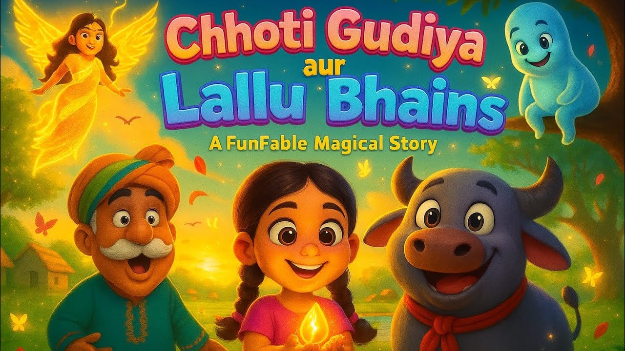 Chhoti Gudiya aur Lallu Bhains | Desi Magical Story | Funny Hindi ...