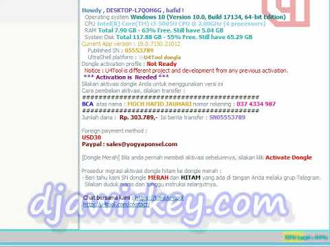 activaton DJAWIR KEY - ULTRA SHELL