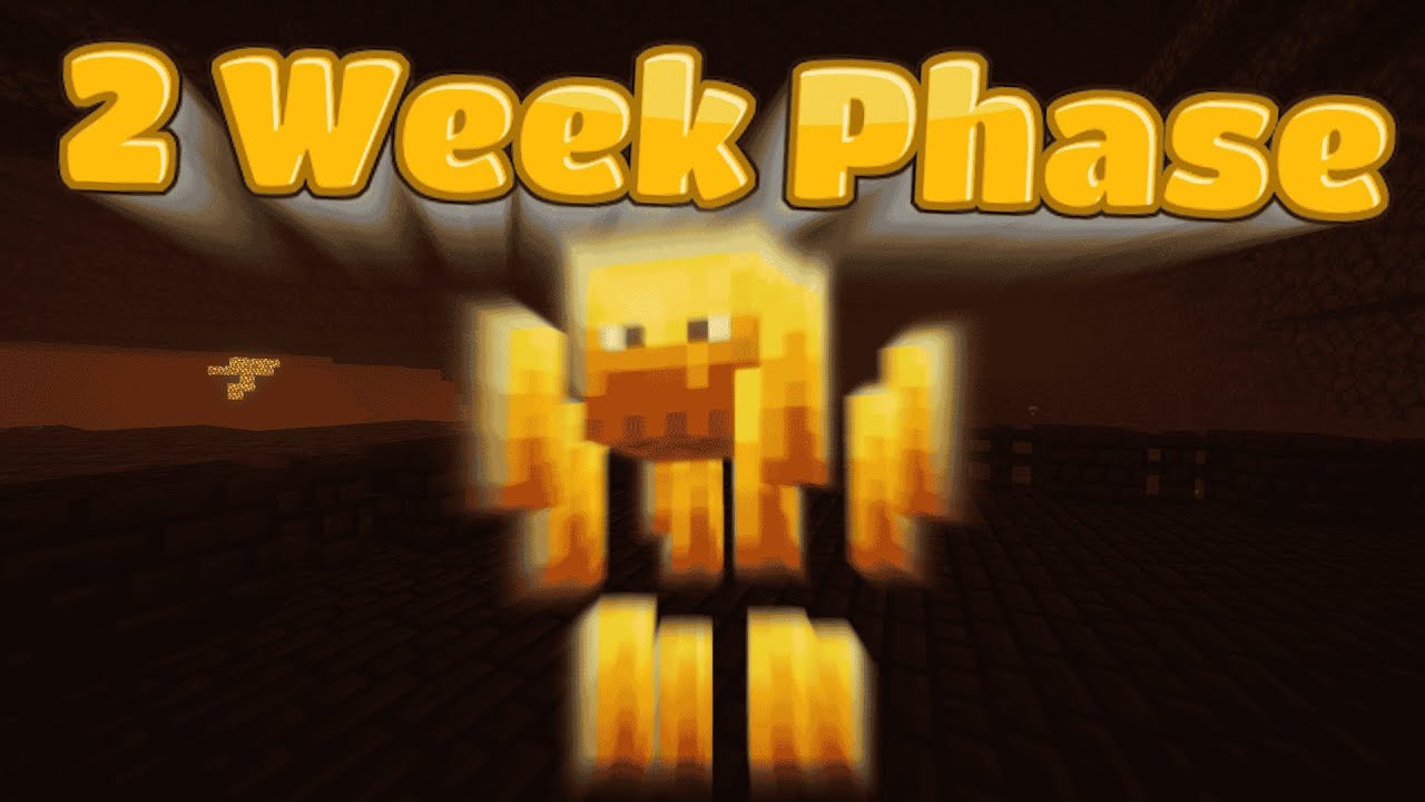 The fortress! (Minecraft 2 Week Phase) DAY 2 - YouTube