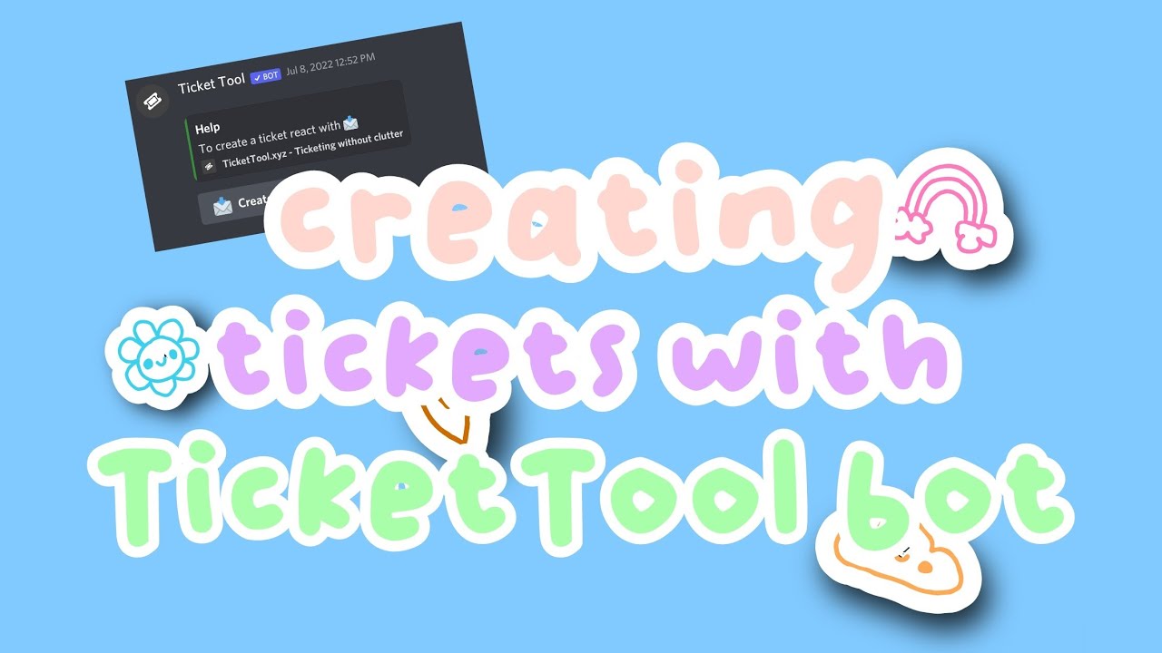 🌸 how to create discord ticket panels with tickettool bot (on mobile ...