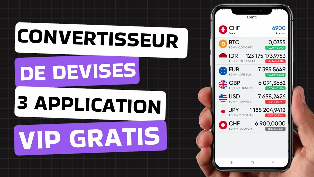 3 Meilleures Applications Convertisseur de Devises pour Android 2025 ...