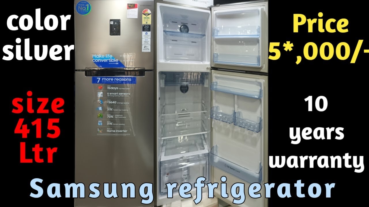Samsung 415 Liter fridge || Samsung 415 double door refrigerator ...