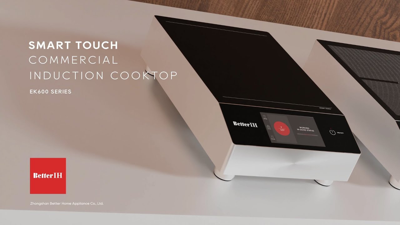 Smart Touch Commercial IH Cooktop | EK600 Series | BetterIH - YouTube