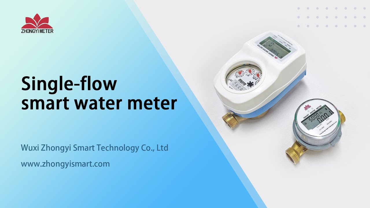 Zhongyi Meter Single jet smart water meter/single flow water meter ...