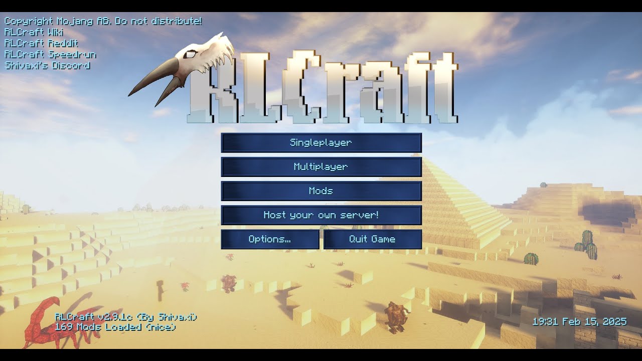 were doing it... RLCRAFT the hardest minecraft mod... - YouTube