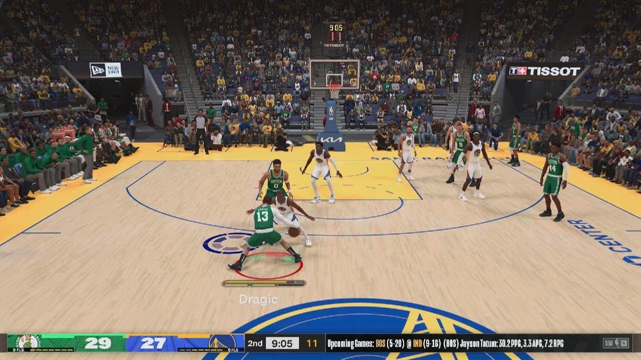 NBA 2K24 General manager mode 2023 season Celtics vs warriors December ...