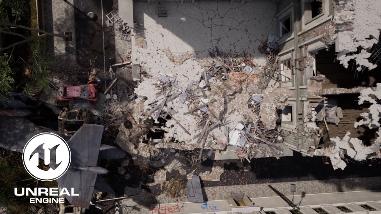 Plane Crash Site in Unreal Engine 5 - YouTube