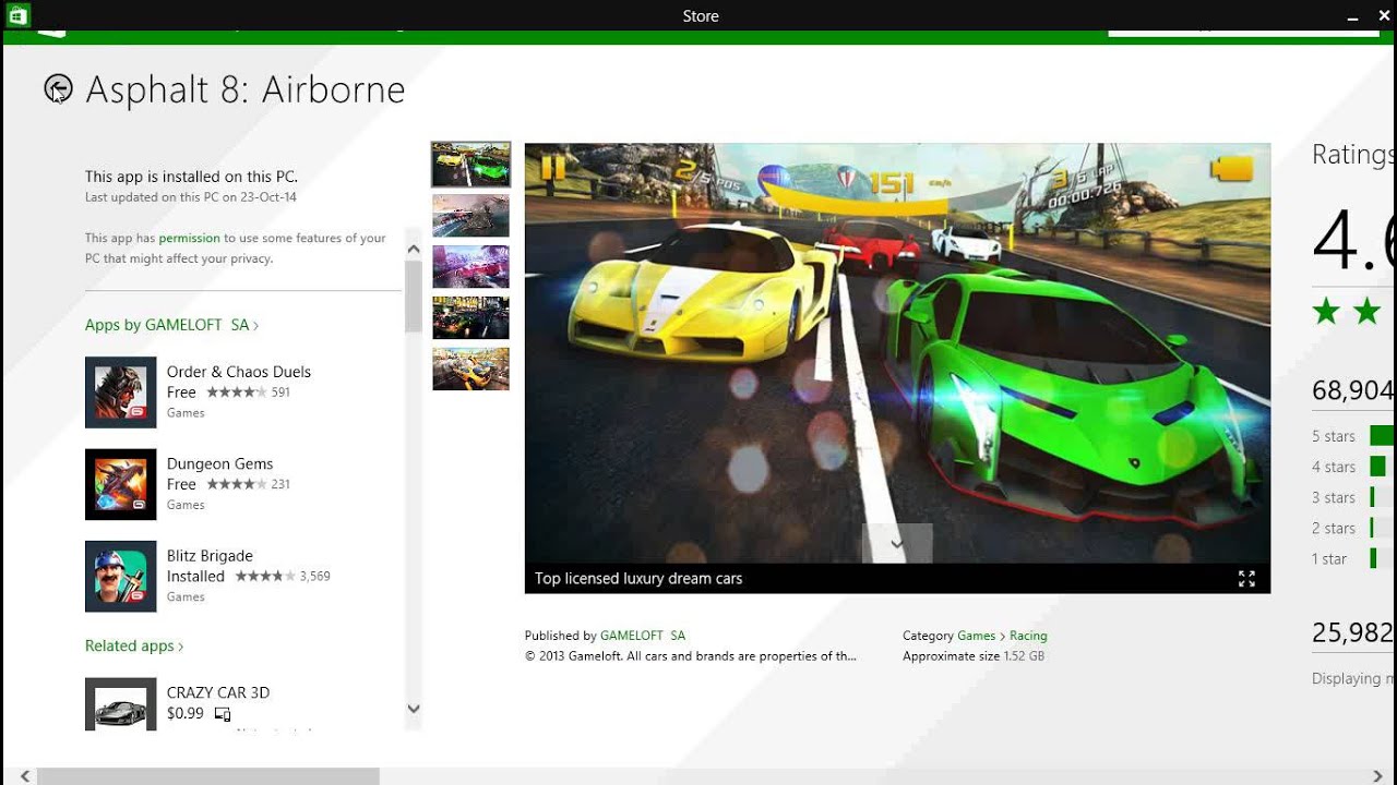 How to download Asphalt 8 on pc for windows 8.1 - YouTube