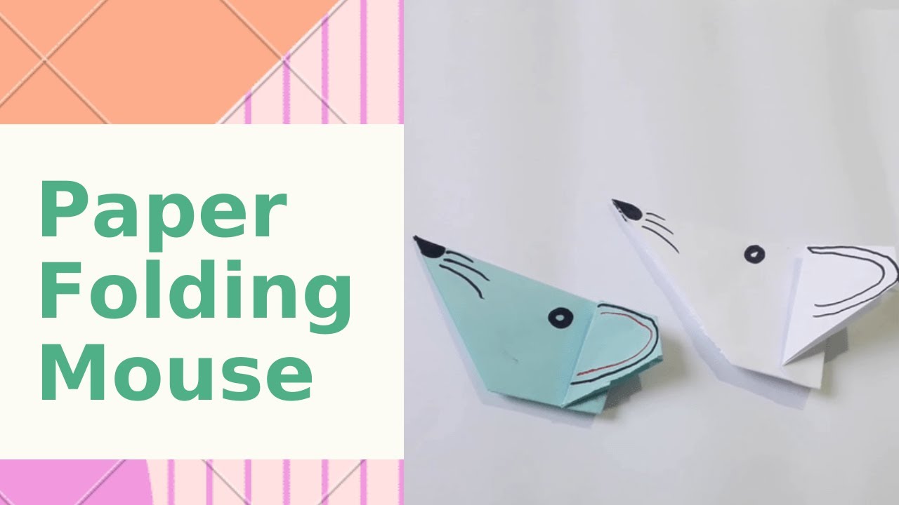 Paper Folding Mouse | Paper Art and Craft | by @ArteniabyHina - YouTube