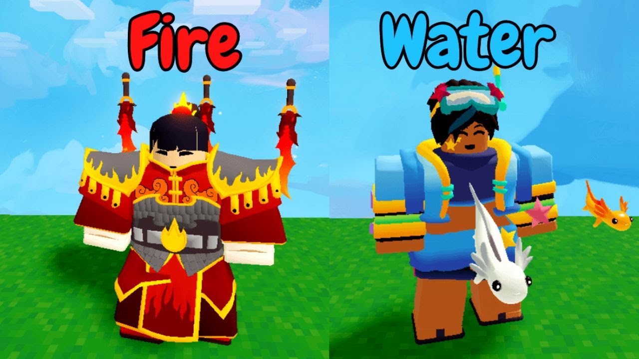 I Used All ELEMENT KITS In Roblox Bedwars - YouTube