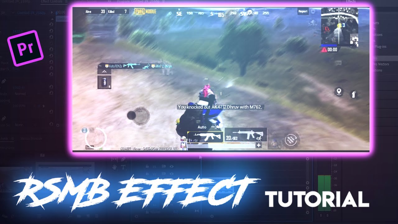 Rsmb Like @Dynamo gaming Motion blur in PUBG montage | Adobe Premiere ...