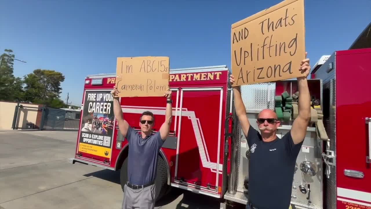 Behind Phoenix Fire Department's new 'firefighter with a sign' safety ...