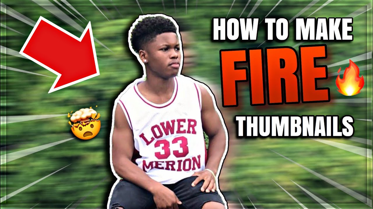 How I Make FIRE 🔥 Thumbnails Using My Phone 📲😱 (read description) - YouTube