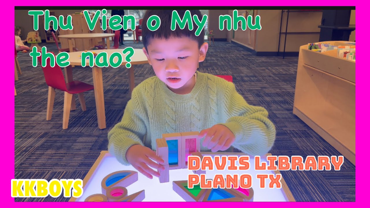KK Boys Explore Davis Library Plano Texas. Thu vien o my nhu the nao ...
