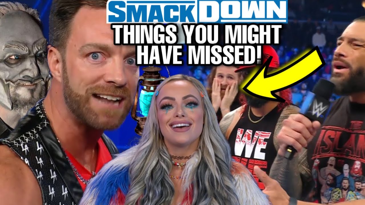 THINGS YOU MIGHT HAVE MISSED! WWE SMACKDOWN! ROMAN REIGNS TURNING ON ...
