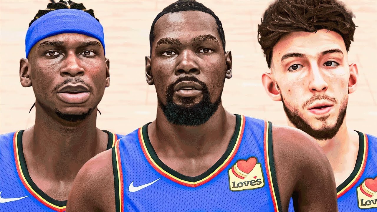 I Put Kevin Durant Back On The Thunder - YouTube