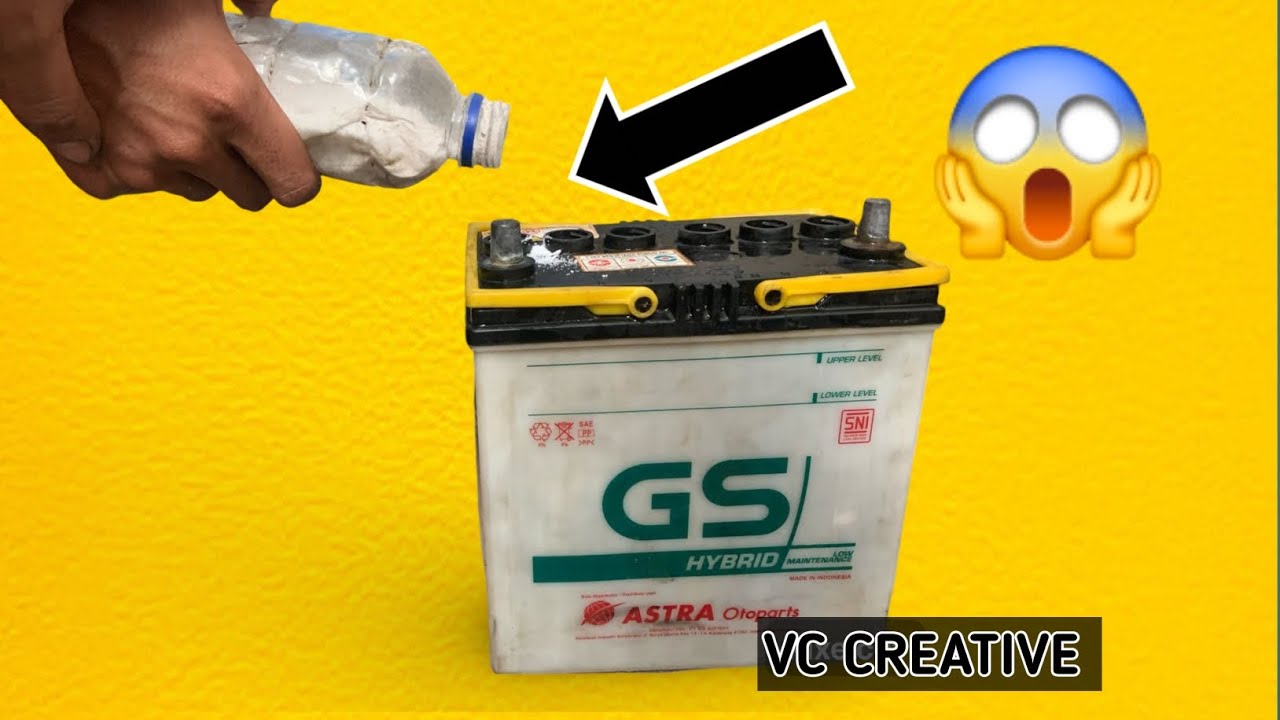 Amazing idea with soap and baking soda can revive your old battery ...