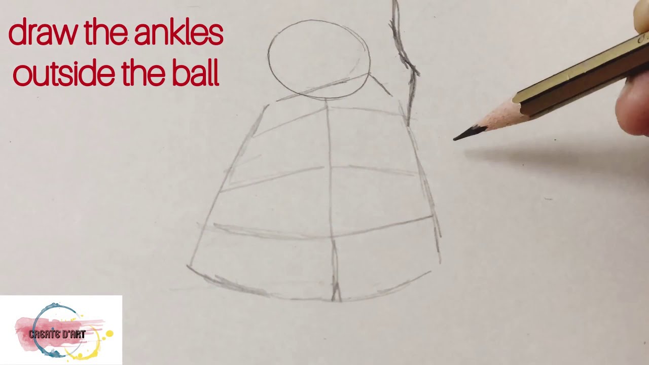 How to Draw feet step by step | Draw feet front view | Feet study ...