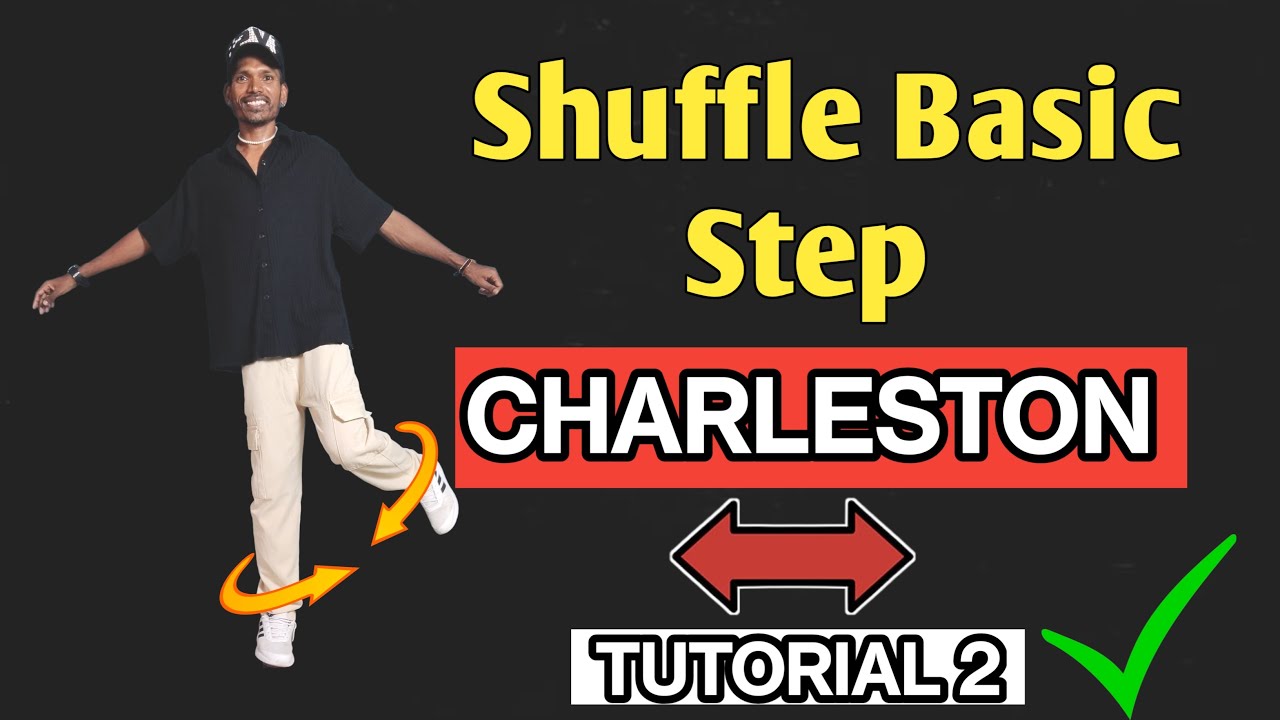 Shuffle basic step CHARLESTON Tutorial 2 for beginners. - YouTube