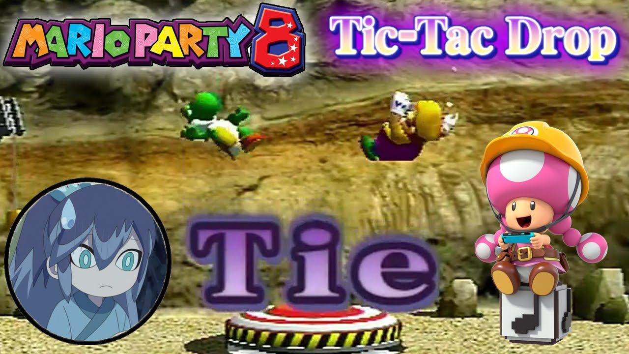 Mario Party 8 - Yoshi VS Wario - Tic Tac Drop (Game 5) | [LSF]Chaz ...