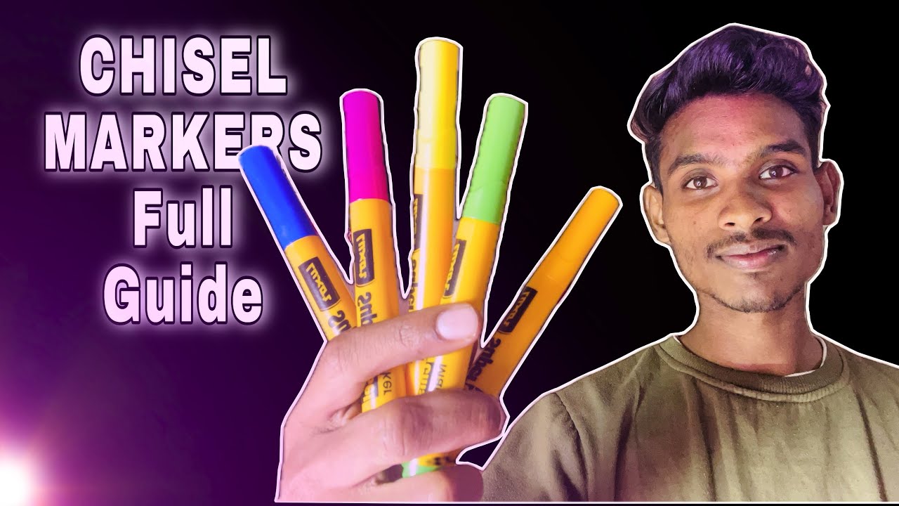 "Chisel Marker Calligraphy: Chisel Markers Guide for Beginners" How to ...