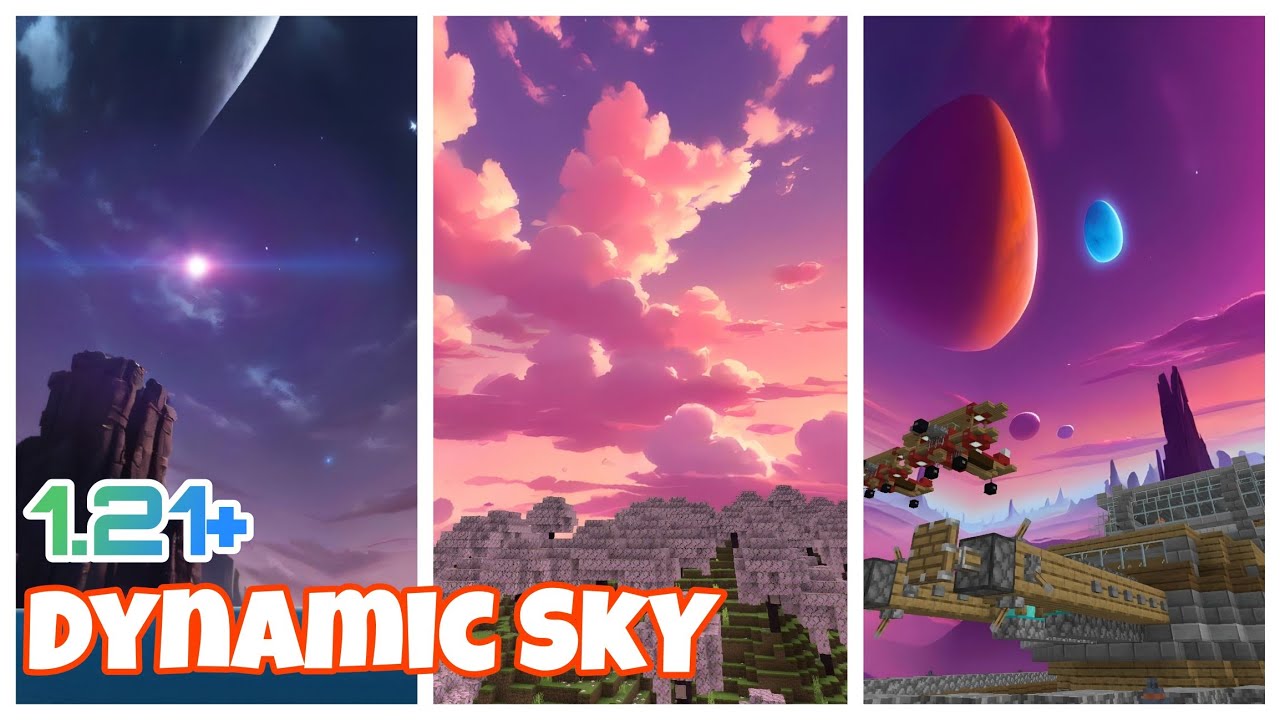 Minecraft PE: Amazing Custom Sky Texture Pack! - YouTube