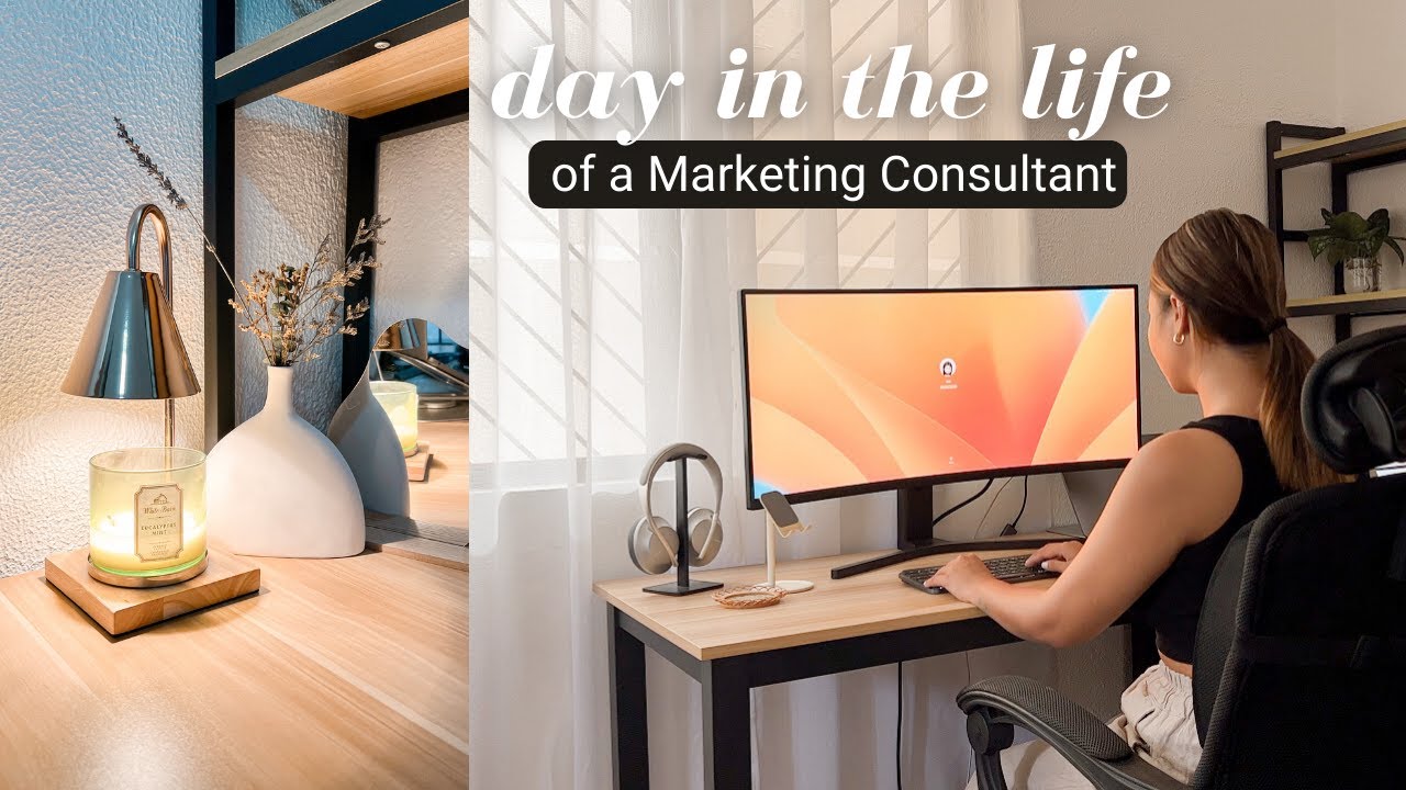 Day in the Life Vlog: Work from Home Marketing Consultant| Office ...