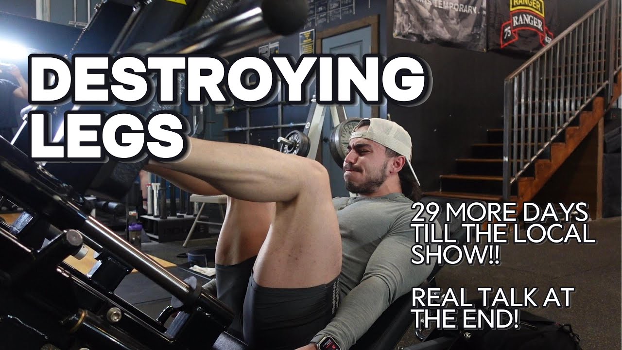 CRAZY LEG DAY PT. 2 | 29 MORE DAYS - YouTube