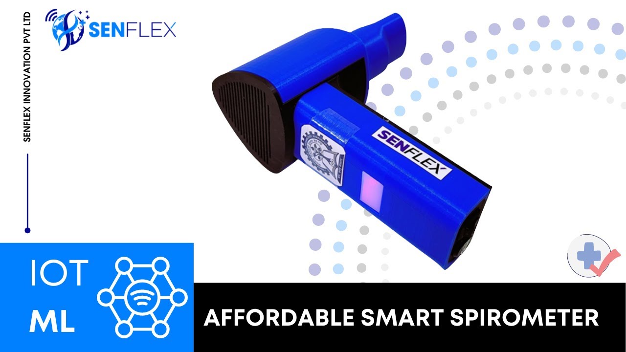 SenFlexT | Affordable Smart Spirometer - YouTube