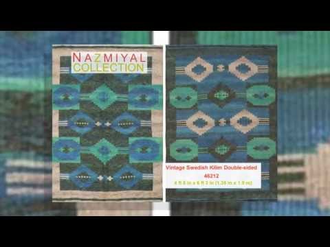 Vintage Swedish Kilims View Vintage Swedish Kilim Double sided 46212 - The Nazmiyal Collection