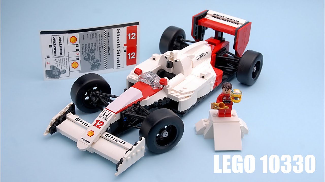LEGO 10330 McLaren MP4/4 & Ayrton Senna quick showcase. Unboxing ...