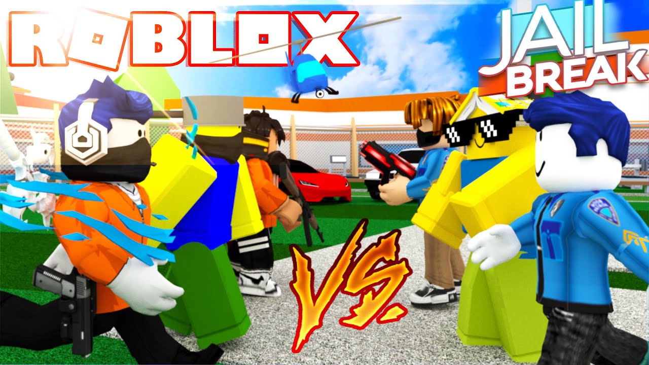 WE DID A 3 VS 3 JAILBREAK MANHUNT!! - YouTube