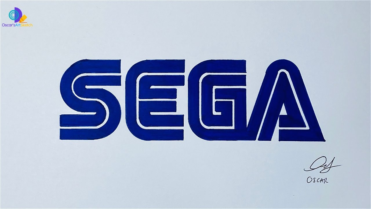 GAMING #15: Drawing Logo of Sega Corporation Gaming - YouTube