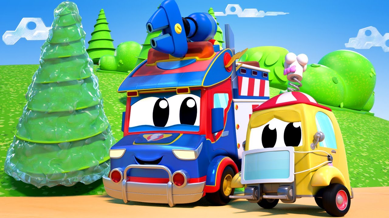 Super Truck - Super AMBULANCE FREEZES the flu - Car City - Truck ...