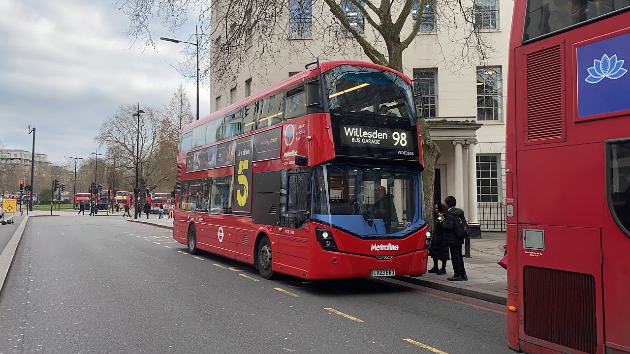 LV23 EBO Making a First Time Appearance On London Bus Route 98 - YouTube