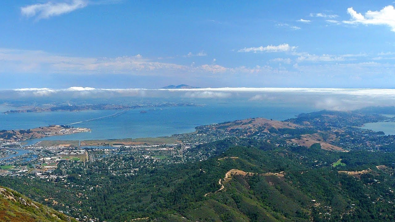 Mount Tamalpais State Park and view of San Francisco from Koit Tower ...