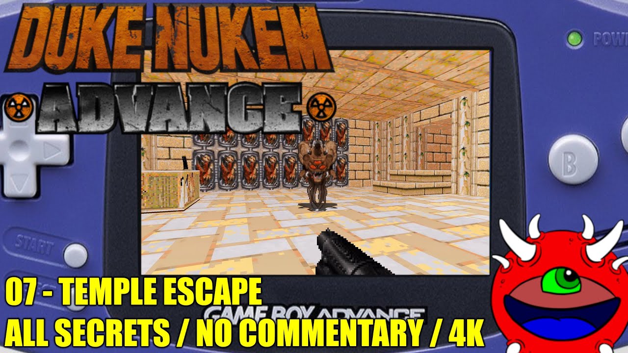 Duke Nukem 3D: Duke Advance TC Mod 0.8 Gameplay - 07 Temple Escape ...