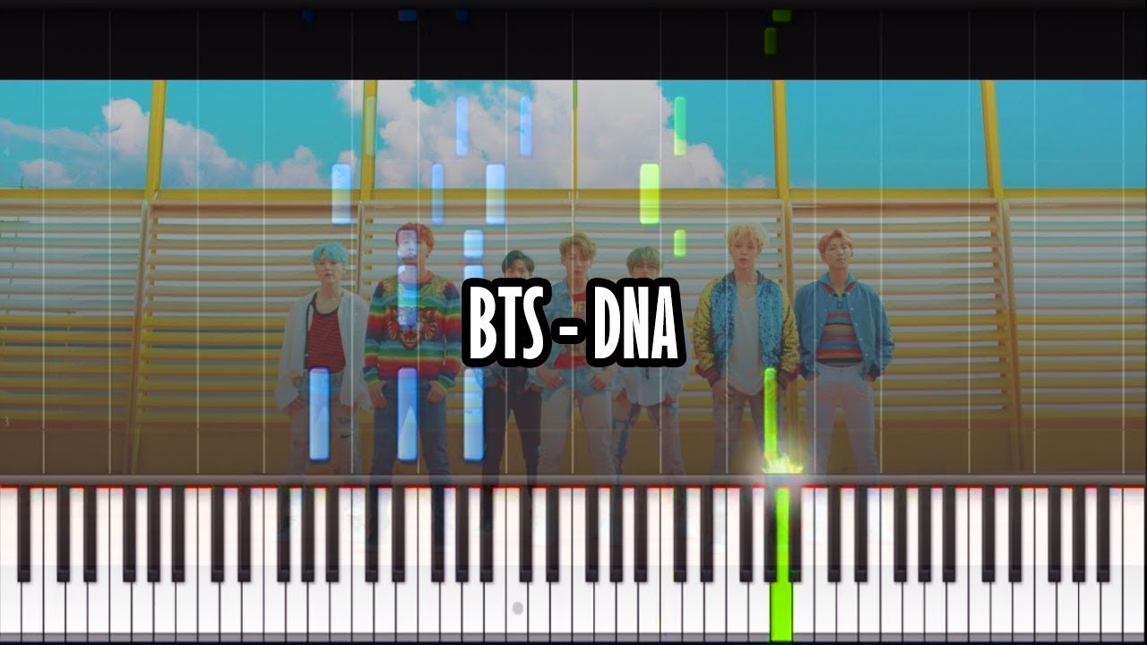 BTS - DNA - Piano Tutorial - Synthesia With Realistic Piano Sound ...