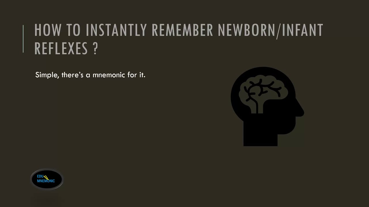 Newborn Reflexes l Mnemonic - YouTube