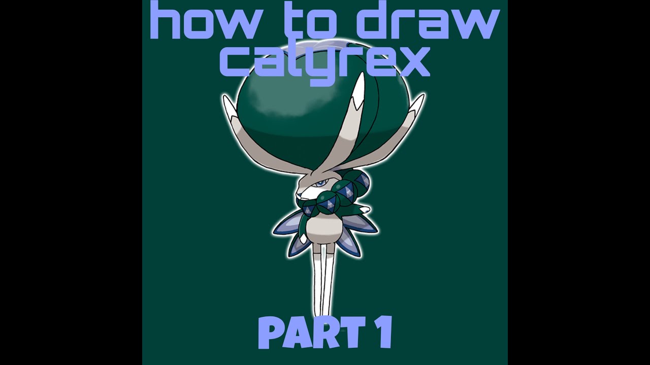 How to draw calyrex [ part 1 ] || legendary pokemon || gen 8 || galar ...