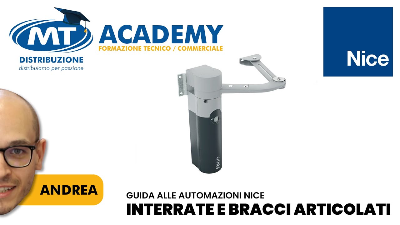 Guida alle automazioni Nice - Episodio 2: Braccio articolato e motori ...